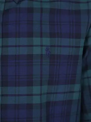 Polo Ralph Lauren Check Cotton Shirt With Button-down Collar