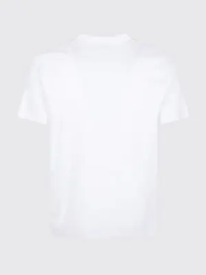 Kenzo Crewneck Cotton T-shirt With Contrasting Graphic Logo Print On The Front - White