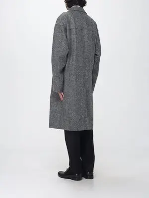 Herno Single Breasted Coat - Charcoal