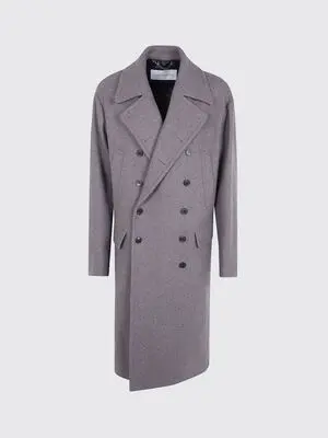 Dries Van Noten Double Breasted Coat - Grey