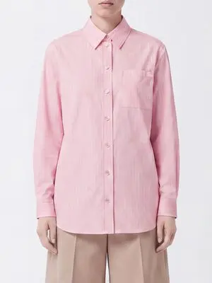 Burberry Striped Shirt With Logo Detail
