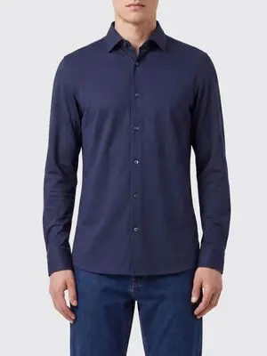 RRD Long-sleeved Polyamide Jersey Shirt With French Collar - Blue