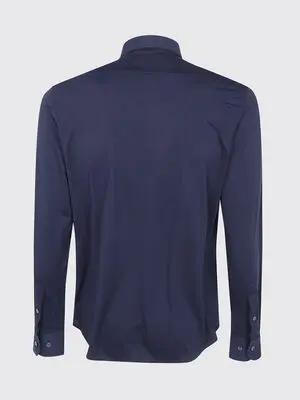 RRD Long-sleeved Polyamide Jersey Shirt With French Collar - Blue