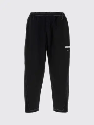 Moschino Cotton Jogging Trousers With Contrast Printed Logo