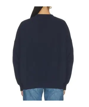 Ralph Lauren Fleece Crewneck Sweatshirt With Graphic Detail - Blue