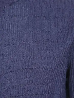 Emporio Armani Zip-up Sweater - Blue