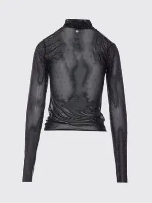 Liu Jo Embellished Mesh Turtleneck