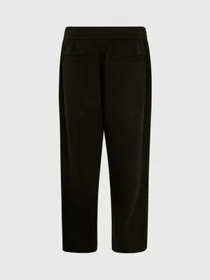 Emporio Armani Cotton Blend Jogging Trousers With Elasticated Waist