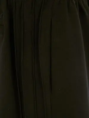 Emporio Armani Cotton Blend Jogging Trousers With Elasticated Waist
