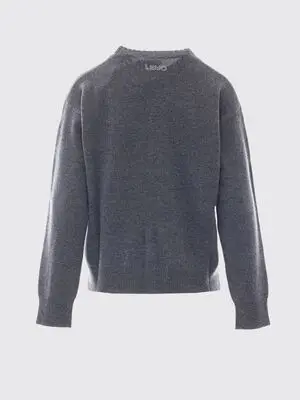 Liu Jo Money Mouse Wool Jumper With Disney Print And Rhinestone Logo
