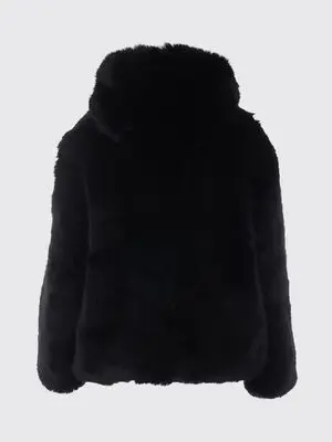 Moose Knuckles Fur Zip-up Jacket - Black