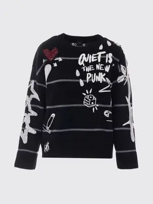 Pinko Striped Graphic Pullover