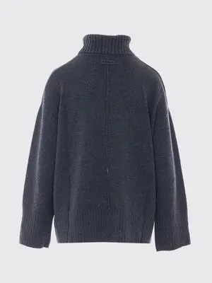 Pinko High Neck Ribbed Knit Pullover - Grey