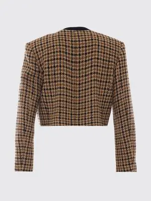 TWINSET Checked Cropped Jacket