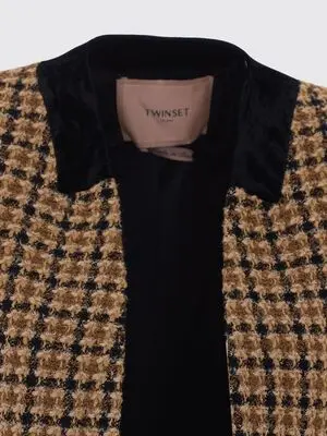 TWINSET Checked Cropped Jacket