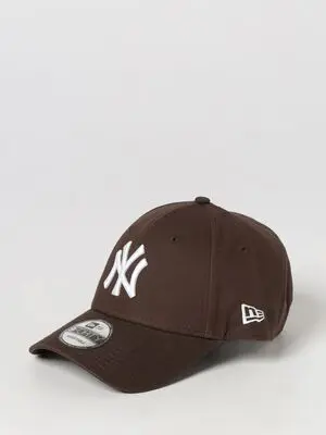 New Era 9forty Ny Yankees Cotton Baseball Cap With Embroidered Logo - Brown
