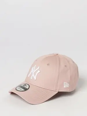 New Era 9forty Ny Yankees Cotton Baseball Cap With Embroidered Logo - Pink