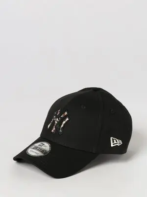 New Era 9forty Ny Yankees Animal Print Baseball Cap - Black