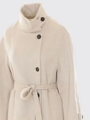 Brunello Cucinelli Belted Coat - Beige
