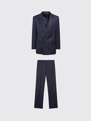 TOM FORD Double-breasted Pure Wool Suit With Peak Lapels