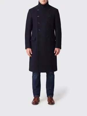 TOM FORD Double-breasted Overcoat - Navy
