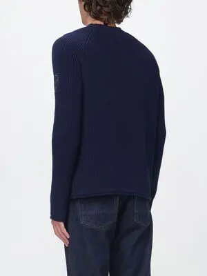 MURPHY&NYE Ribbed Cotton Crewneck Jumper With Embroidered Logo