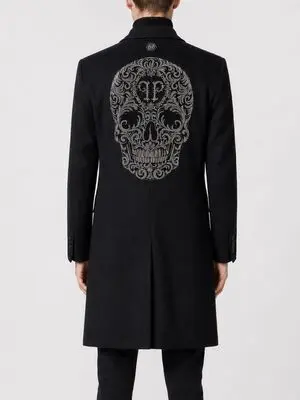 Philipp Plein Embellished Skull Coat