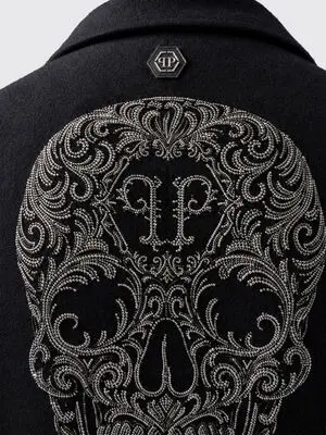 Philipp Plein Embellished Skull Coat