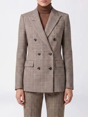 Tagliatore Double Breasted Plaid Blazer