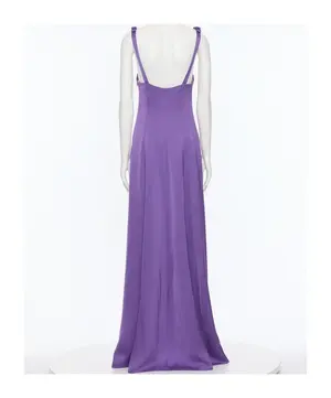 Valentino Garavani Spaghetti Strap Lace Detail Dress