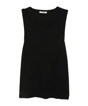 ENTIRE STUDIOS Ribbed-knit Tank Top - Black