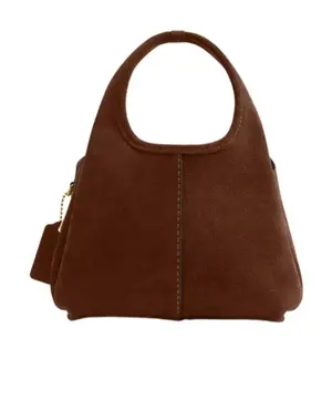 COACH Chain Leather Tote Bag