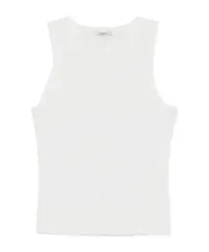 ENTIRE STUDIOS Ribbed-knit Tank Top - White