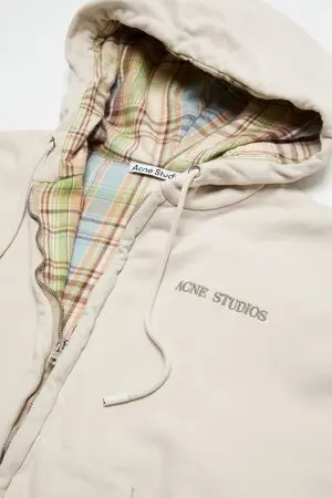 Acne Studios Fleece Hoodie With Logo