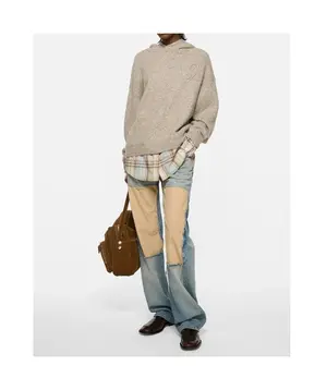 Acne Studios Layered Knit Hoodie