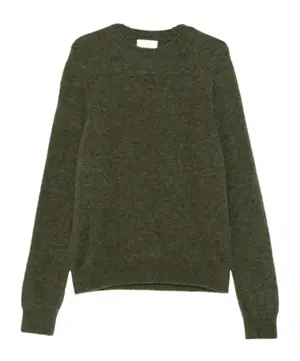 Dries Van Noten Crew Neck Cropped Sweater