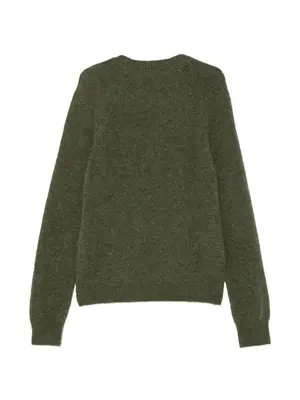 Dries Van Noten Crew Neck Cropped Sweater