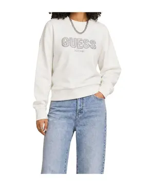 Guess Logo Crew Neck Sweatshirt