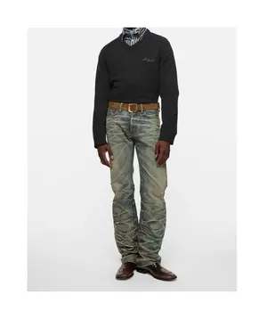 Acne Studios Camel Hair V-neck Sweater