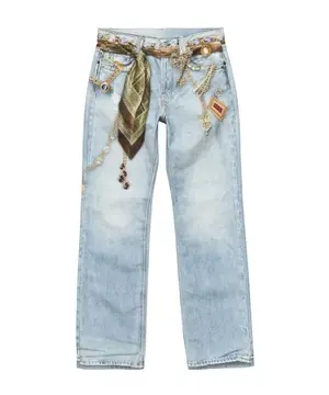 Acne Studios Printed Cotton Canvas Jeans