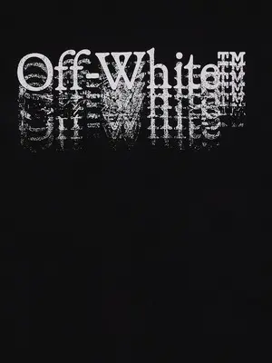 Off-White Big Bookish Stamp" Short Sleeve Tee