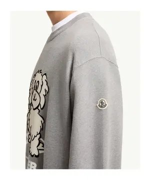 Moncler X Fragment Dog Print Cotton Sweatshirt