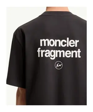 Moncler X Fragment Logo Cotton T-shirt