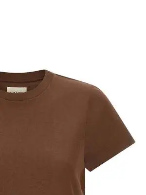 Khaite Emmylou Crewneck T-shirt - Brown