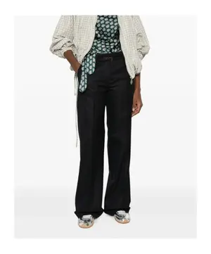 Dries Van Noten Wide-leg Pinstripe Trousers