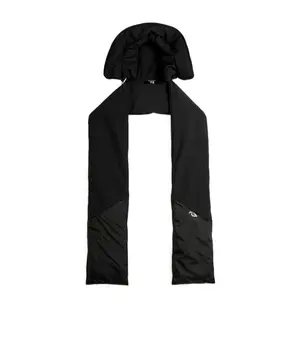 Y3 Thickened Hooded Scarf - Black