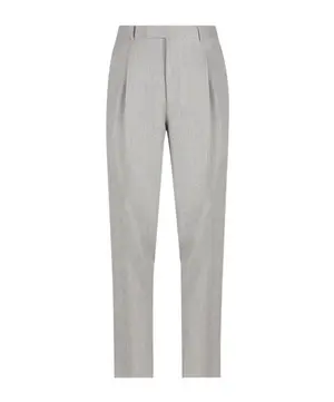 Zegna Pleated Tapered Trousers