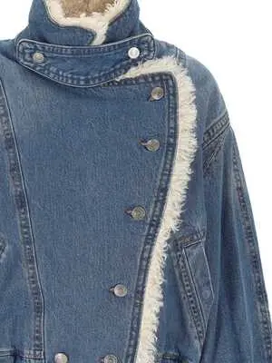 Isabel Marant Étoile Valineo Shearling Denim Jacket
