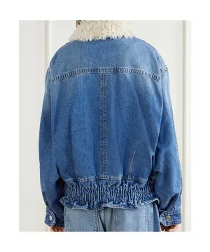 Isabel Marant Étoile Valineo Shearling Denim Jacket