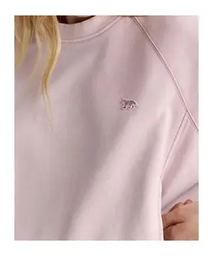 Maison Kitsuné Baby Fox Faded Open Pocket Sweatshirt